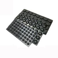 China Customized Black Round Silicone Rubber Shockproof Rubber Foot Pad for sale