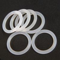 China Customized Small High-precision Transparent Surface Flat Silicone Rubber O-ring for sale