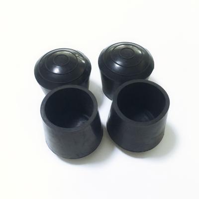 China Circular Silicone Rubber Foot Pad Anti Slip Chair Leg Cover Anti Slip Rubber Foot Pad Furniture Customization for sale