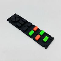 China Customized Silicone Rubber Electronic Remote Control Rubber Keyboard With Durable Spray Feel And Oil for sale