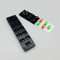 China Customized Silicone Rubber Electronic Remote Control Rubber Keyboard With Durable Spray Feel And Oil for sale