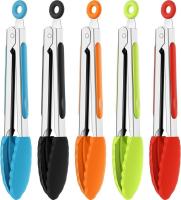 China Silicone Pliers Are Heat-resistant And Reusable. Silicone Food Pliers Are Food Clips for sale