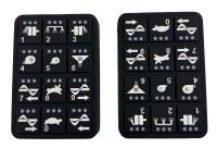 China Silicone Rubber Switch Controller Button Has Good Elasticity And Tactile Sensation for sale