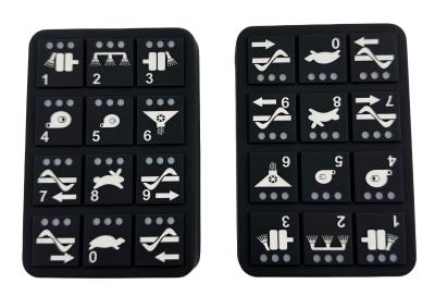 China Silicone Rubber Switch Controller Button Has Good Elasticity And Tactile Sensation for sale