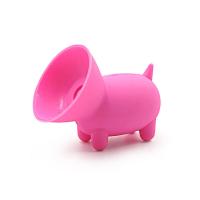 China Cartoon Pig Shaped Silicone Suction Cup Phone Holder With Custom Logo Universal Silicone Phone Holder for sale
