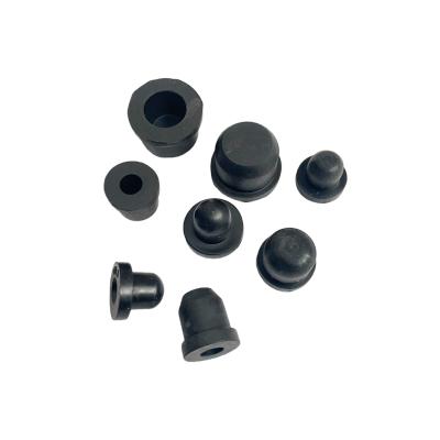 China Customized Waterproof Silicone Rubber Plug, Rubber Hole Plug Black Rubber Plug for sale