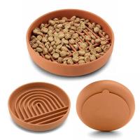 China Silicone Pet Feeding Bowl Bottom Anti Slip Licking Bowl for sale