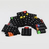 China 80 Shore A Silicone Rubber Keypad Switch Industrial Remote Control 1M Cycle Tactile Feedback for sale