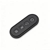 China Automotive Grade Custom Silicone Rubber Keypad Laser Etched Button for Car Key Fob Steering Control -40/+125C 500K Cycle for sale