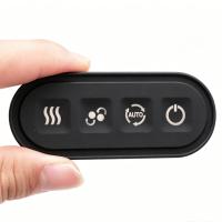 China Automotive Grade Custom Silicone Rubber Keypad Laser Etched Button for Car Key Fob Steering Control -40/+125C 500K Cycle for sale