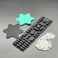 China Custom Silicone Rubber Keypads 80 Shore A Waterproof Tactile Buttons For Remote for sale