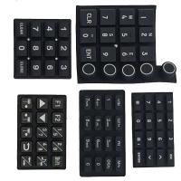 China Waterproof 80 Shore A Silicone Rubber Keypads Conductive Carbon Pill Custom Rubber Keypad Remote Control Manufacturer for sale