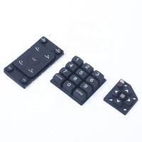 China Waterproof 80 Shore A Silicone Rubber Keypads Conductive Carbon Pill Custom Rubber Keypad Remote Control Manufacturer for sale