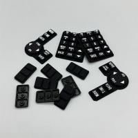 China Silicone Rubber Keypads 80 Shore A Custom Remote Control Button Pad 12 Key 1.5mm Travel OEM for sale