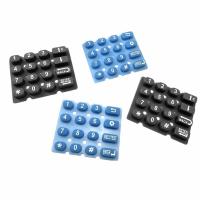 China Custom Silicone Rubber Keypads 80 Shore A Waterproof Remote Control Buttons OEM for sale