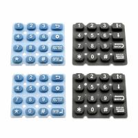 China Custom Silicone Rubber Keypads 80 Shore A Waterproof Remote Control Buttons OEM for sale