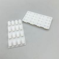 China Custom Silicone Rubber Keypads 80 Shore A 3x4 Matrix Backlit Remote Control Keypad OEM Rubber Buttons for sale