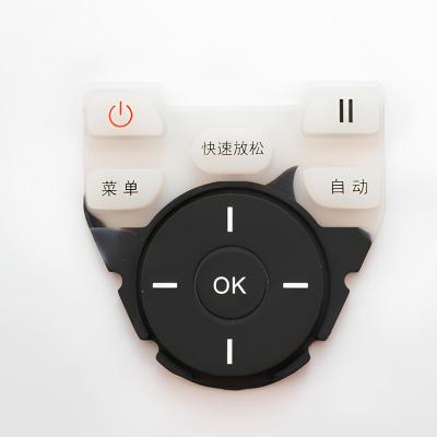 China Industrial Control Panel Custom Conductive Silicone Rubber Keypad 60 Shore A LED Backlight for sale