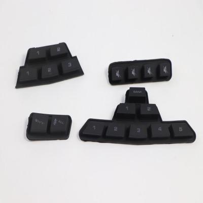 China Custom 60 Shore A Waterproof Silicone Rubber Keypad for Industrial Control Panel for sale