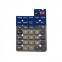 China Laser Etched 50 Shore A Conductive Silicone Rubber Keypad for POS Terminal for sale