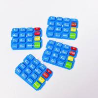 China 80 Shore A Custom Molded Silicone Rubber Keypad for Remote Control 4x4 Matrix Waterproof for sale