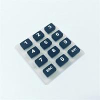 China Conductive Rubber Keypad Carbon Pill Silicone 70 Shore A for Intercom Remote Control OEM for sale