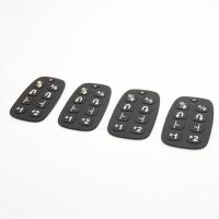 China Custom Silicone Rubber Keypads Series 80 Shore A Remote Control Membrane Keypad for sale