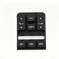 China OEM Communication Intercom Conductive Rubber Keypad 70 Shore A Carbon Pill Silicone Button for sale