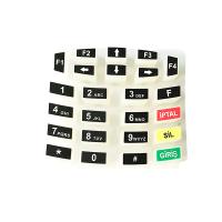 China Carbon Pill Conductive Rubber Keypad 50 Shore A Silicone Keypad For Industrial Control Panel for sale