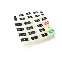 China Carbon Pill Conductive Rubber Keypad 50 Shore A Silicone Keypad For Industrial Control Panel for sale