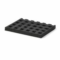 China Round EPDM Rubber Anti Vibration Isolation Pads 60mm Cylindrical Feet for Compressor Base Frames for sale