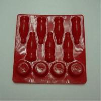 China Food Standard PP Plastic Ice Mould，Customize various ice tray molds, 4-cavity spherical silicone ice tray for sale
