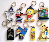 China Customized PVC 3D Molding Silicone Rubber Keychain for sale