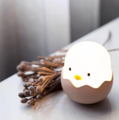 China Eggshell Night Light Rechargeable Silicone Household Items for sale