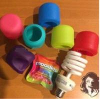 China Bulb Caps Custom Lampshade Silicone Rubber Sleeving for sale