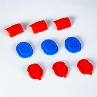China OEM Symbol Embossed Dust Cover Custom Silicone Rubber Keypads for sale