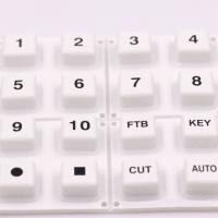 China MIDI 4X4 Backlit Custom Silicone Rubber Keypads for sale