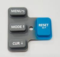 China 80 Shore A Silicone Rubber Buttons Waterproof Laser Etching for sale