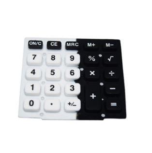 China OEM Heat Resistant Silicone Keyboard 50 Shore A For Calculate for sale