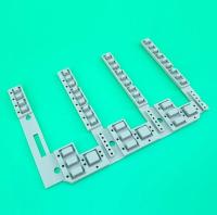 China Epoxy Coating Silicone Rubber Keyboard Keys With Carbon Pellets for sale