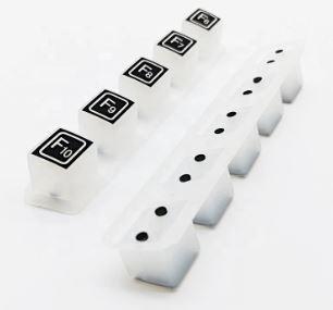China Pantone Color Silicone Rubber Keypads 30 Shore A For Electronic Products for sale