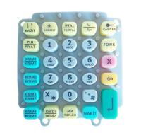China OEM Compression Mould Silicone Rubber Keypads for sale