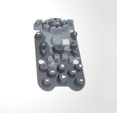 China Multicolor Matte Silicone Rubber Keyboard For Calculator for sale