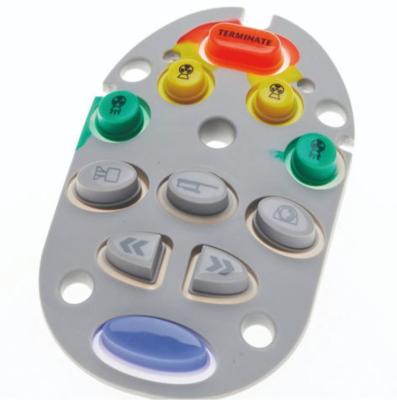 China 50 Shore A pantone Silicone Switch Buttons For Medical Equipment for sale