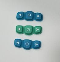 China 50 Shore A Glucose Meter Silicone Rubber Button for sale
