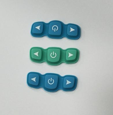 China 50 Shore A Glucose Meter Silicone Rubber Button for sale