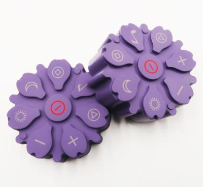 China Multifunctional Screen Printing Radium Engraving Silicone Buttons For Electric Toy for sale
