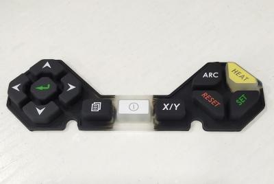 China Custom Oscilloscope Silicone Rubber Keypads for sale