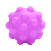 China Childrens Squeeze Ball Toy 3D Round Silicone Sensory Pop Ball Custom Rubber Toys for sale
