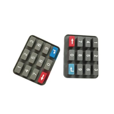 China OEM Aging Resistant Silicone Rubber Keyboard For Remote Control for sale